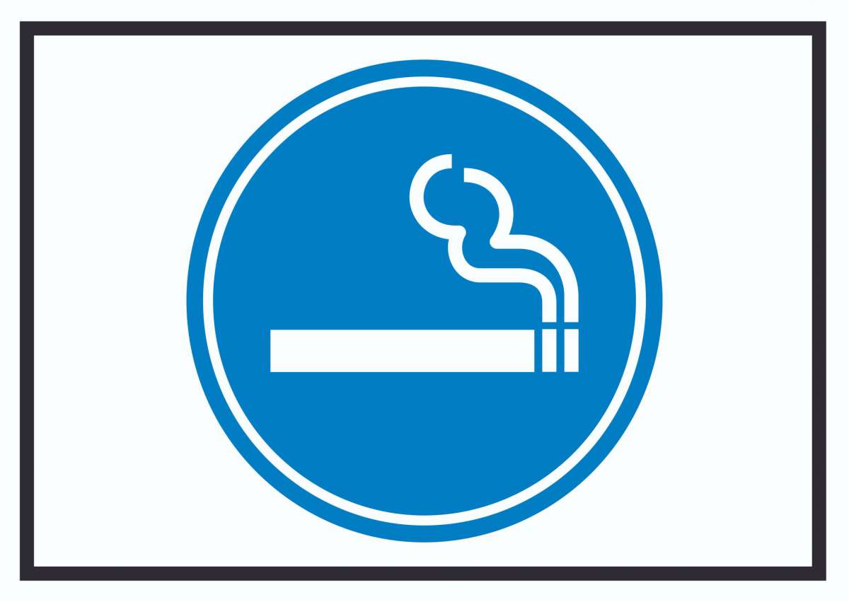 Raucherbereich Symbol Schild | HB-Druck Schilder, Textildruck ...