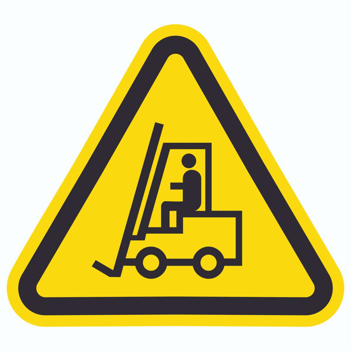 Achtung Gabelstapler Aufkleber Dreieck . | HB-Druck Schilder ...