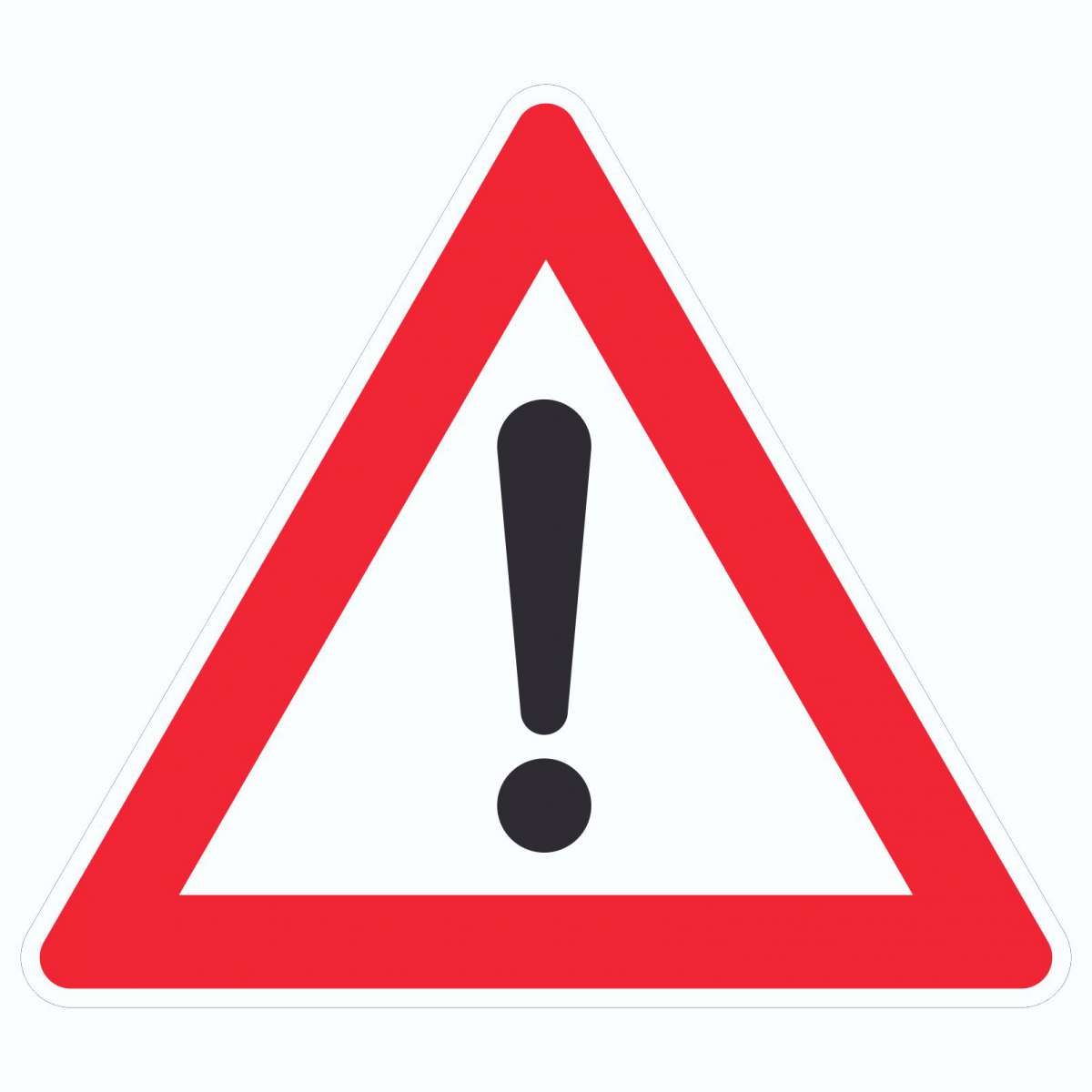 Achtung Aufkleber Dreieck Symbol | HB-Druck Schilder, Textildruck ...