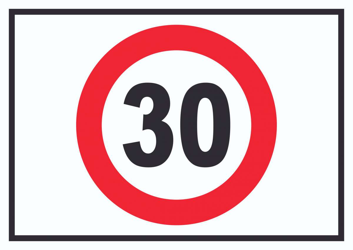 30 Kmh Schild
